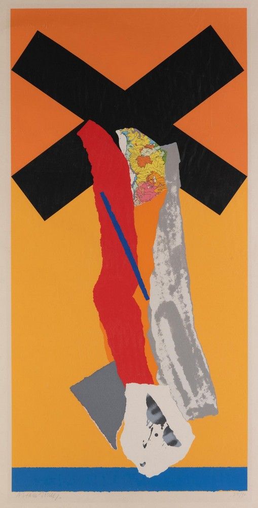 Abstract Screenprint by Alun Leach-Jones, Signed and Editioned - Prints ...