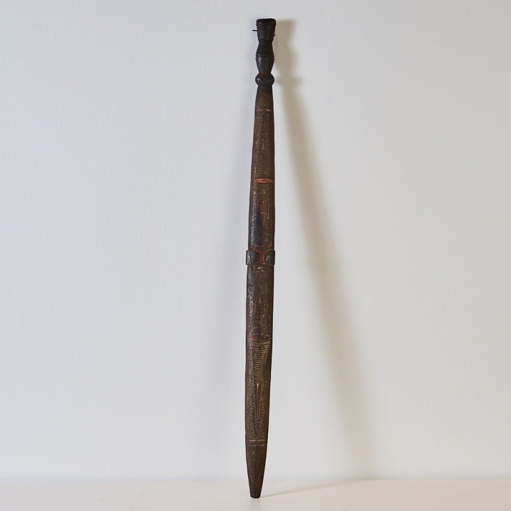 New Britain Incised Sword Club from Papua New Guinea - Edged Weapons ...
