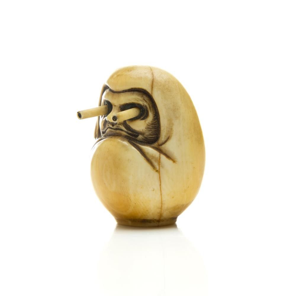 Telescopic-eyed Oni Netsuke from Early 20th Century - Netsuke - Oriental