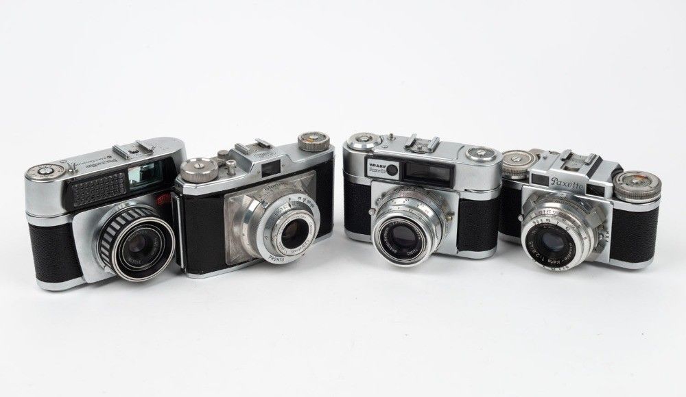 1950s Braun Carl Viewfinder Camera Collection: Paxette, Electramatic ...