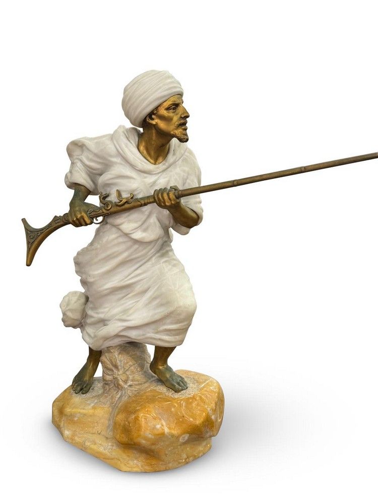 "North African Huntsman" by Affortunato Gory (Gori) (1825-1925 ...