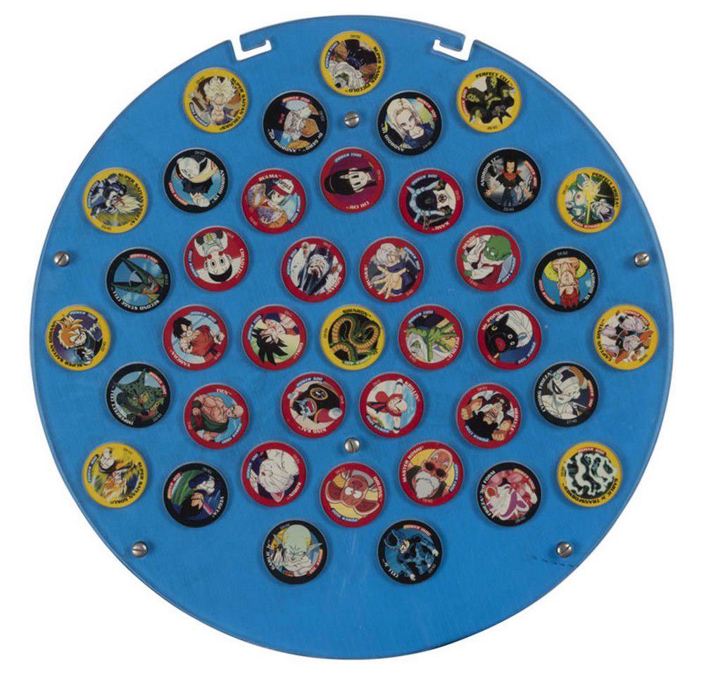 Dragonball Z Tazo Set in Promotional Frame - Cards - Cigarette & Trade ...