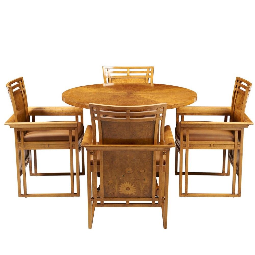 Biedermeier and Vienna Secession Style Dining Suite, 1990s - European ...