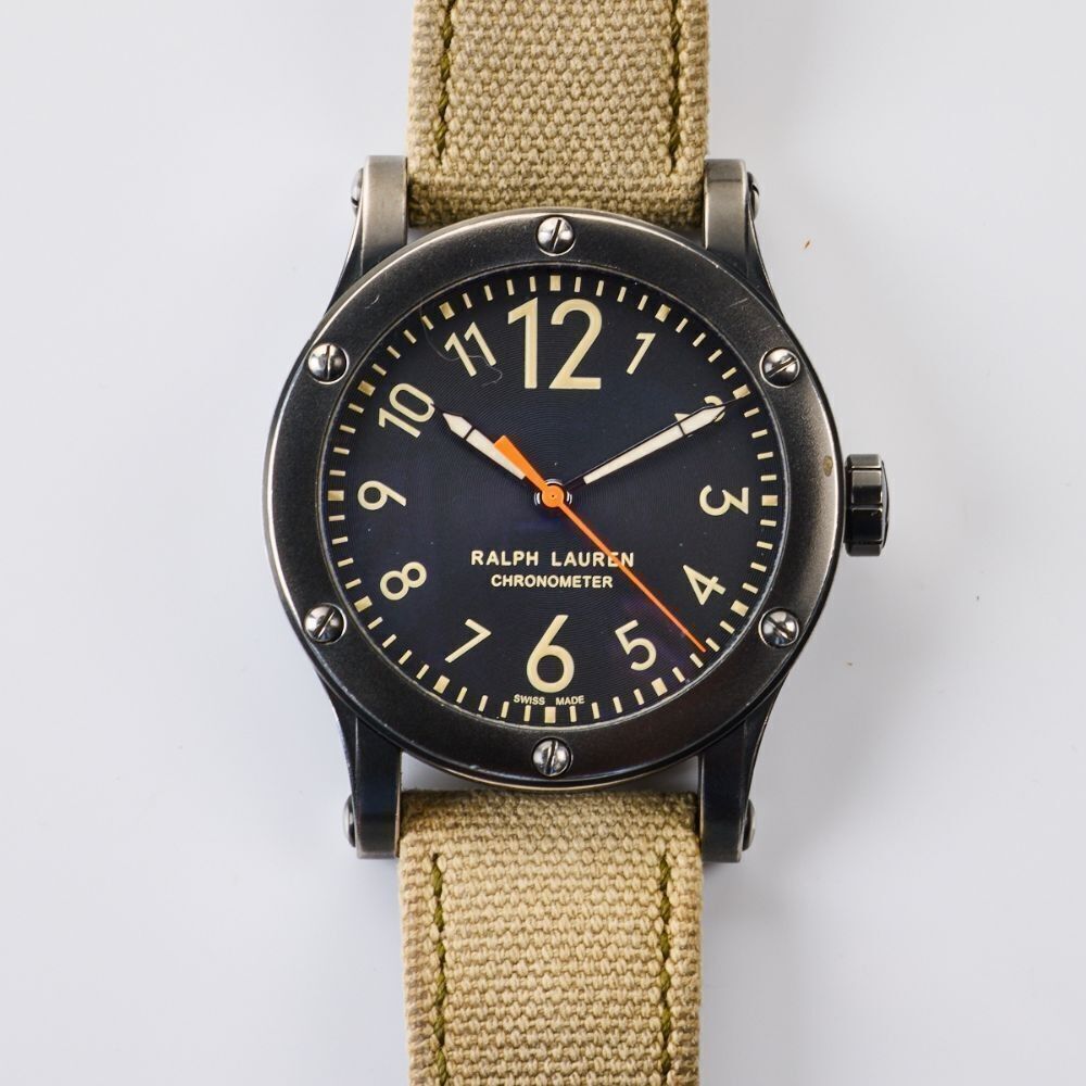 Ralph Lauren Safari Chronometer Automatic Stainless Steel Wristwatch ...
