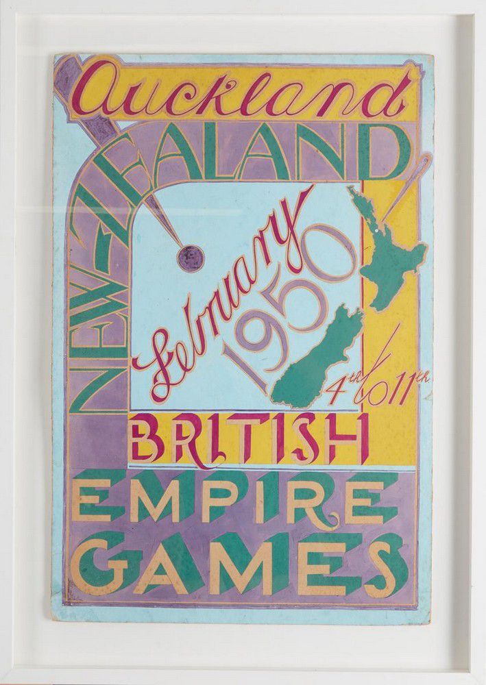 1950 British Games Pennant Framed - Sporting - Olympics and Other Games ...