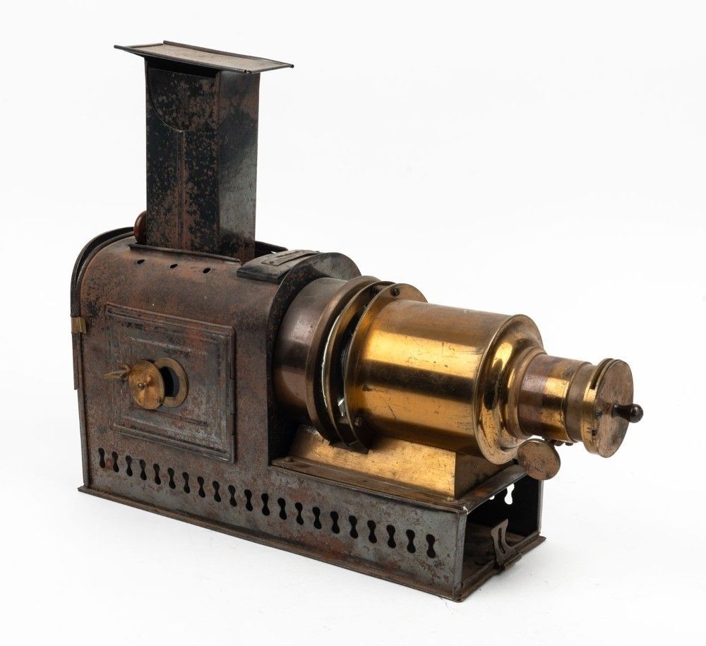 Antique Helioscopic Magic Lantern with Patent Plate, 1890s ...