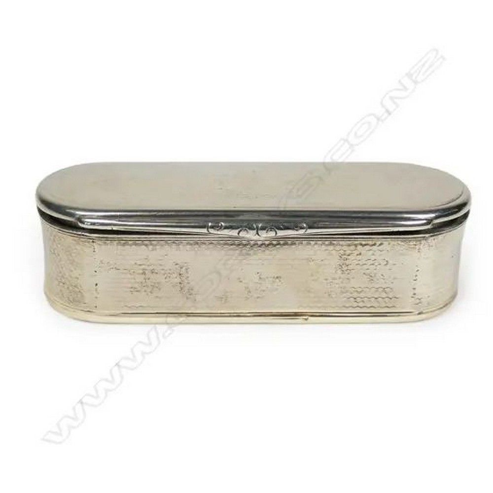 Victorian Scottish Silver Table Snuff Box, Rev. Patrick Clason ...
