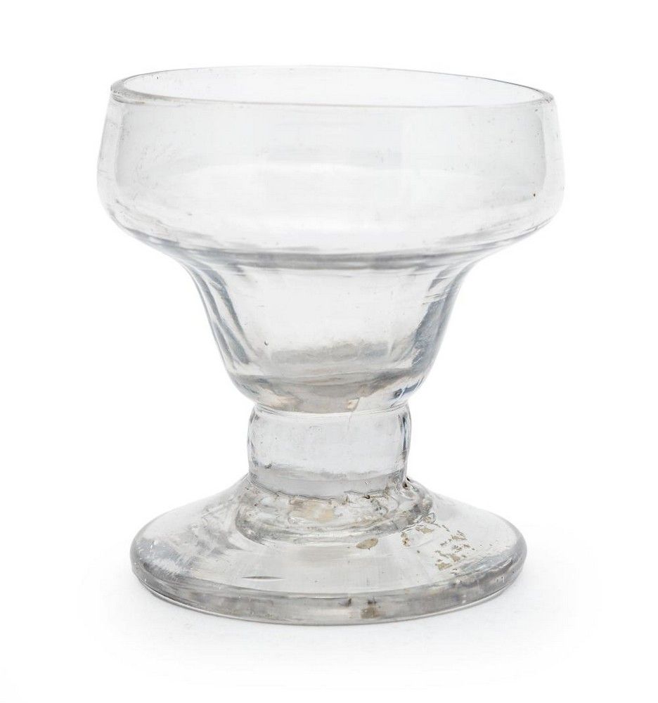 English Bonnet Glass, Circa 1780, Saucer Top and Conical Foot - British ...