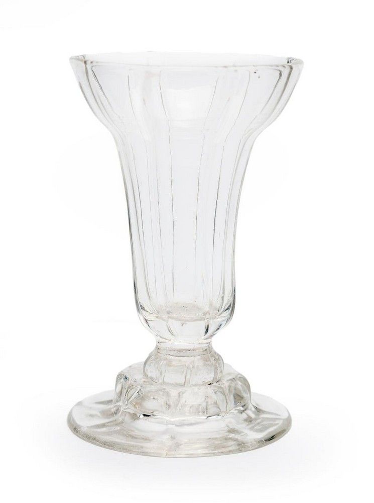 English 18th Century Syllabub Glass with Moulded Ribbing - British ...