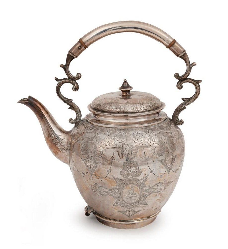 Antique Australian Spirit Kettle by Edward Fischer, Geelong, 19th ...