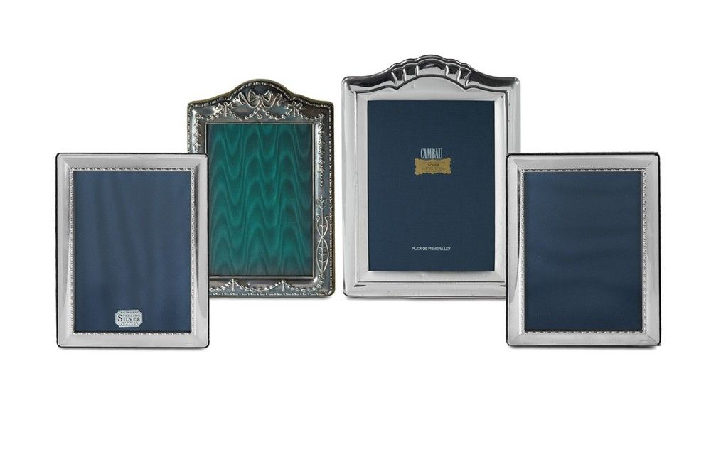 Set of Four Silver Frames, Two Sterling and Two Plated - Photography ...