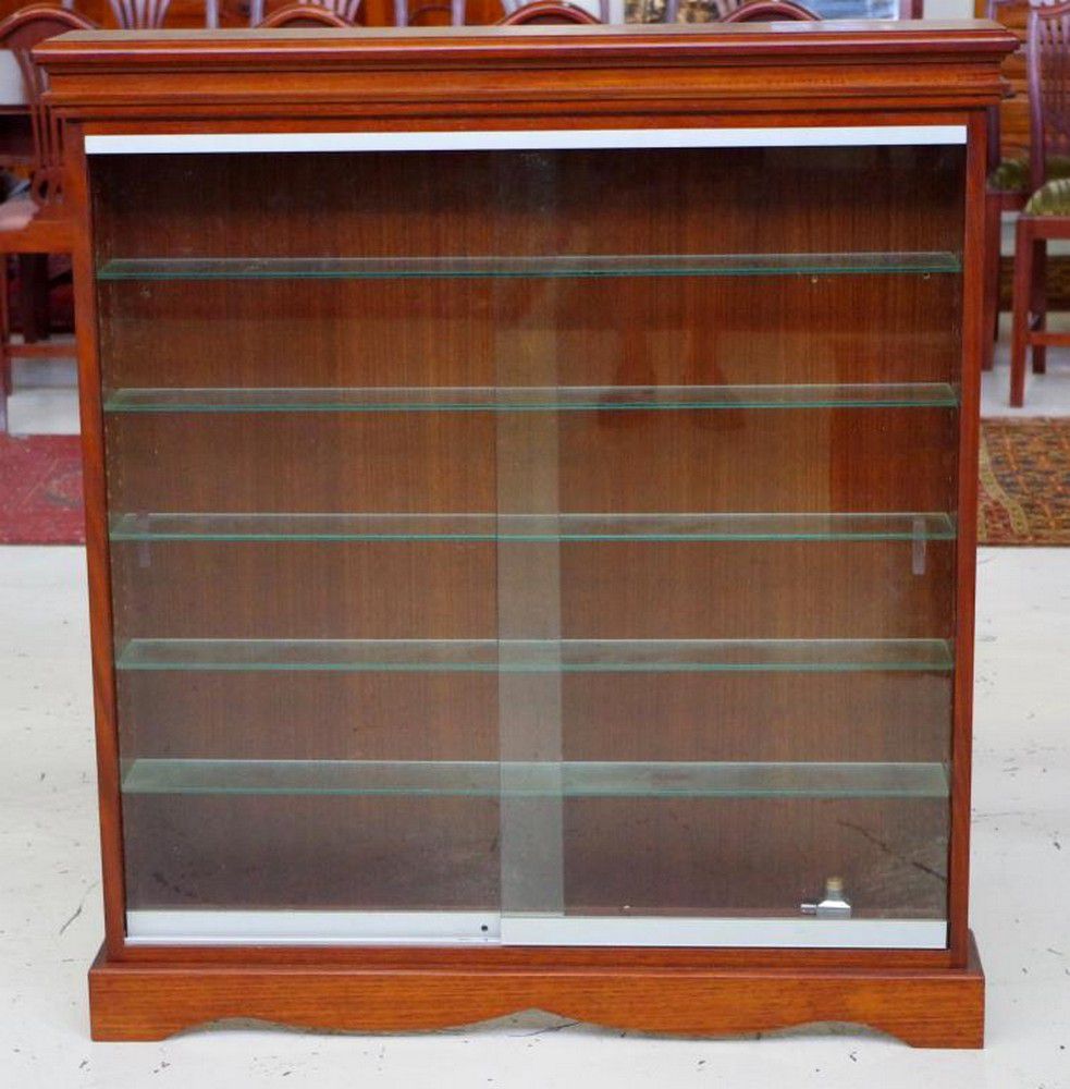 Sliding Glass Display Cabinet - 105cm Wide - Cabinets - Display - Furniture