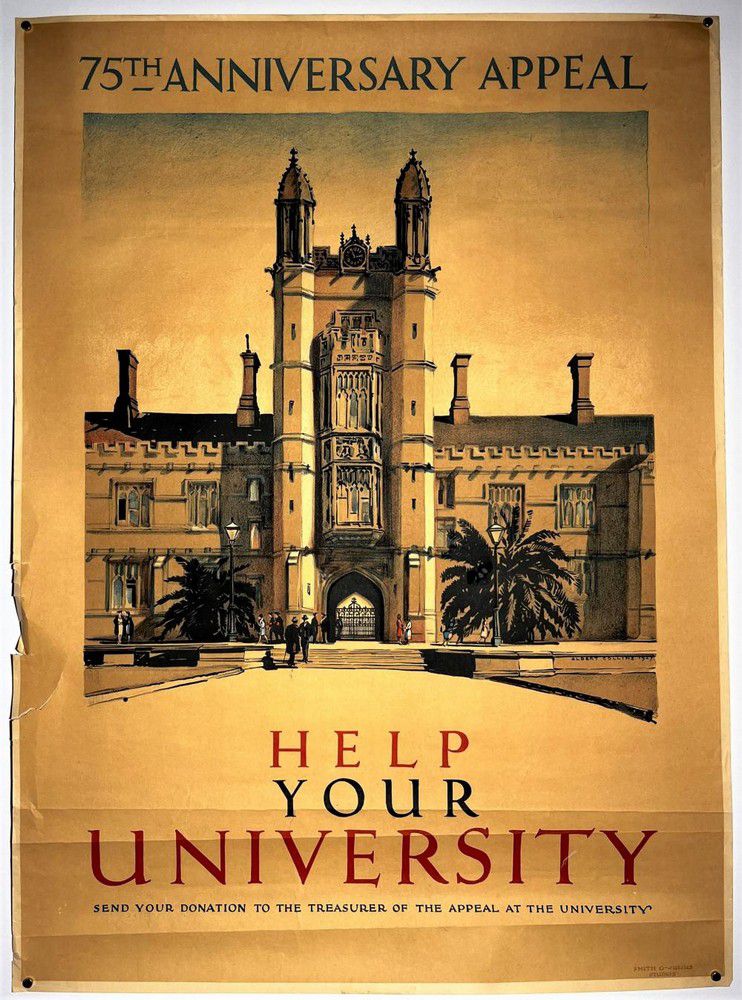 Albert Collins Help University Appeal Poster - Prints - Posters - Art