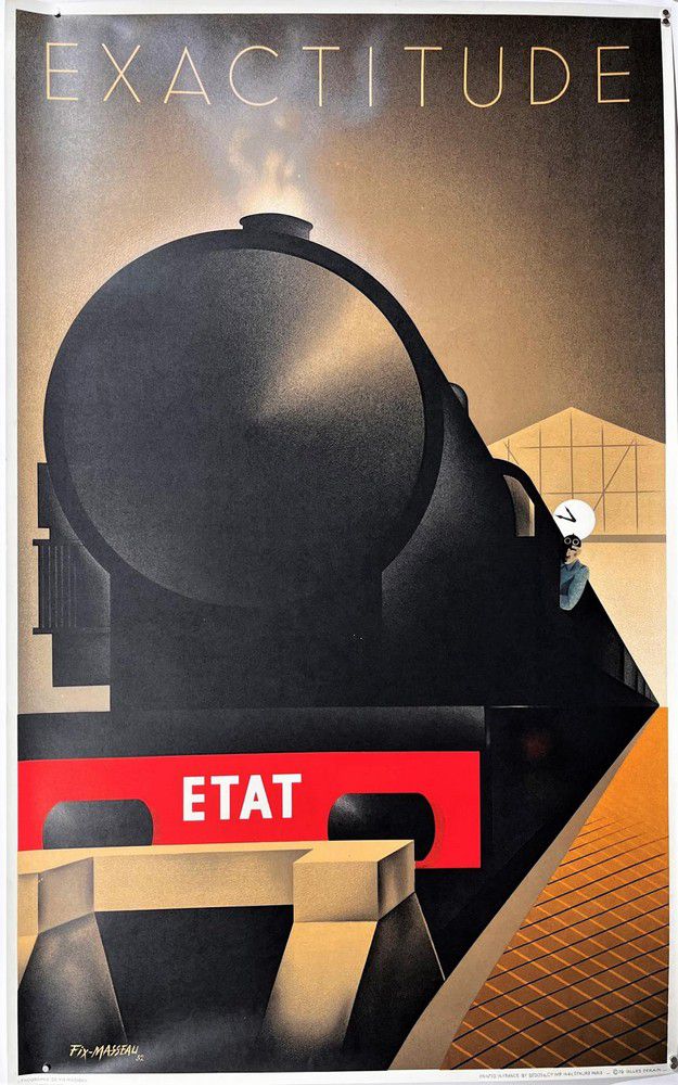 Exactitude Reproduction Advertising Poster by Fix Masseau - Prints ...
