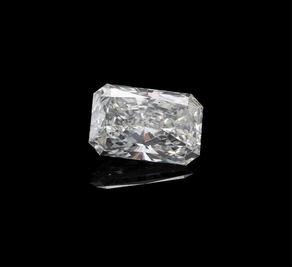 6.04ct Rectangular Lab Grown Diamond, G/VS1, IGI Certified - Unmounted ...