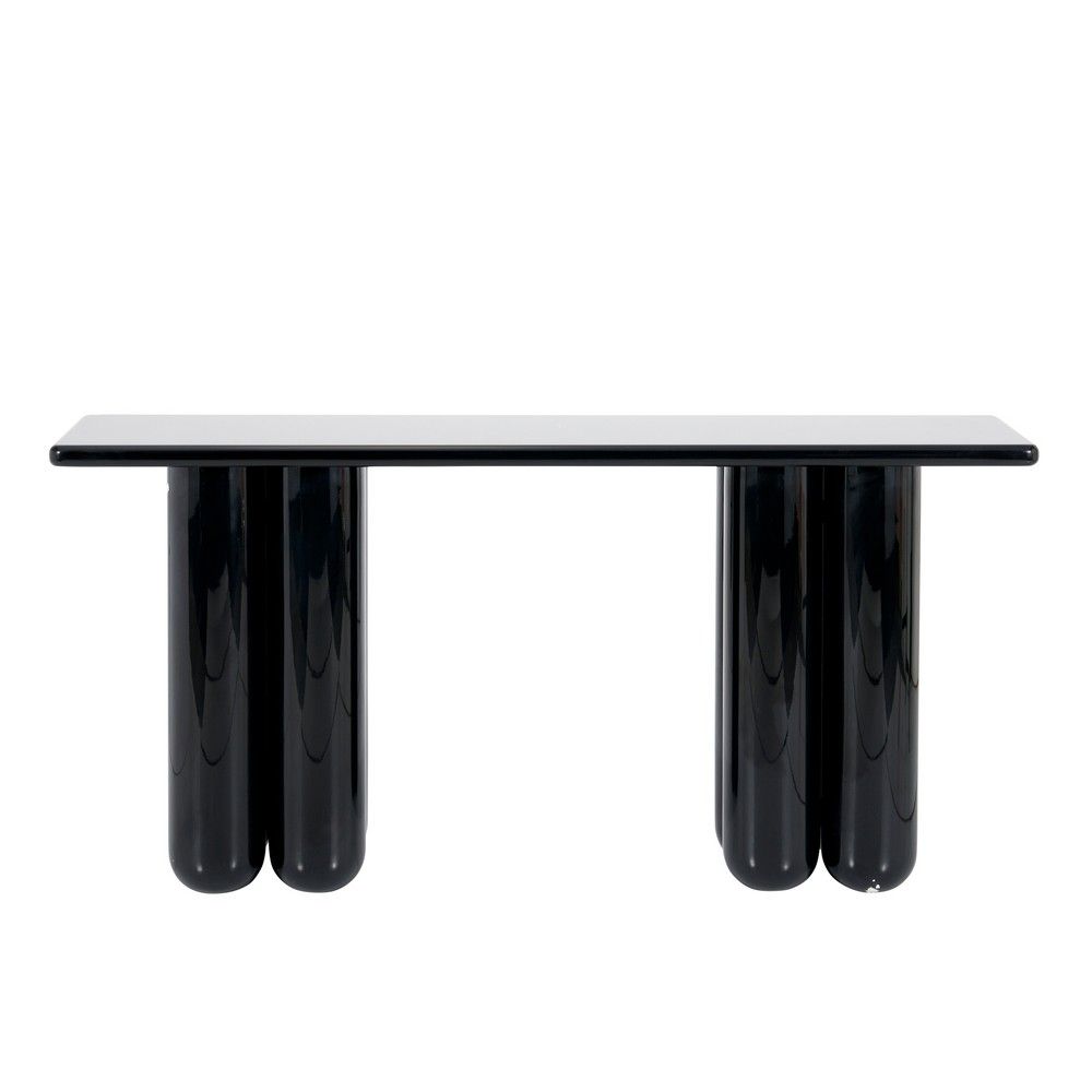 HC28 Frank Chou Bold Black Lacquered Console Table Design - Zother ...