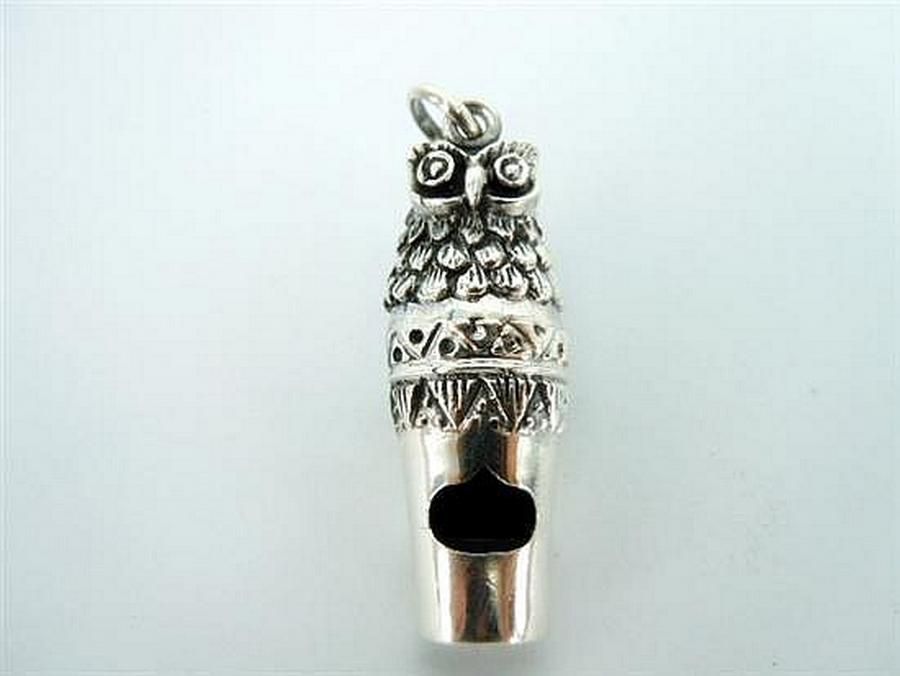 Silver Owl Whistle of Wisdom - Whistles - Sundries