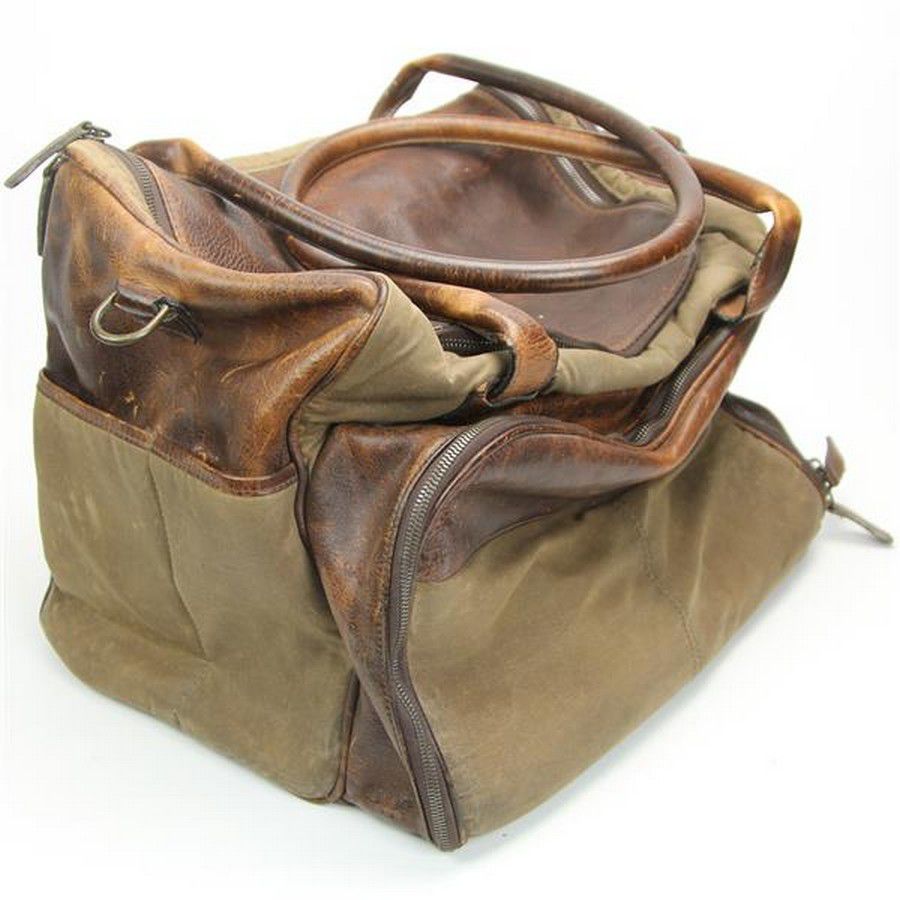 Waxwear Rangertan Utility Bag with Monogrammed Interior - Luggage ...