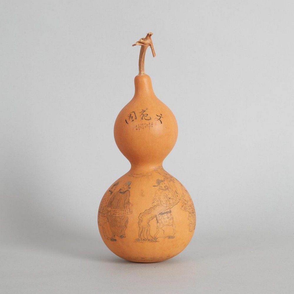 Chinese Calligraphy Gourd - Zother - Oriental