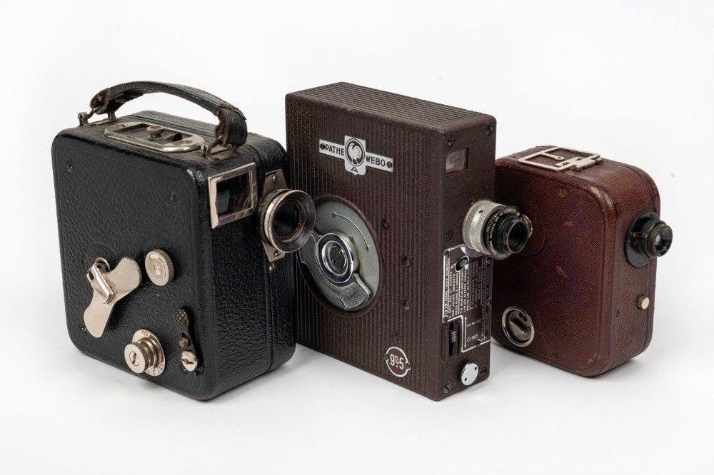 Vintage Pathe Movie Cameras Collection: 1920s and 1940s Models - Baby ...