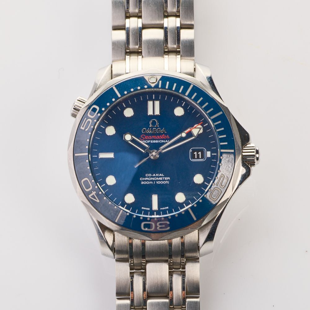 OMEGA Seamaster Professional 300 Divers Wristwatch, Blue Dial, 2018 ...